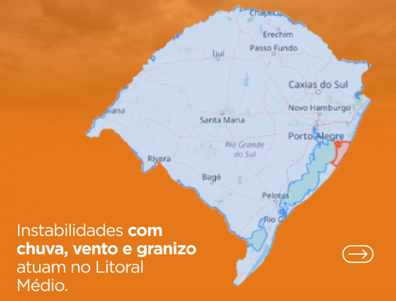 Inmet emite alerta laranja para chuvas intensas, ventos fortes e ...